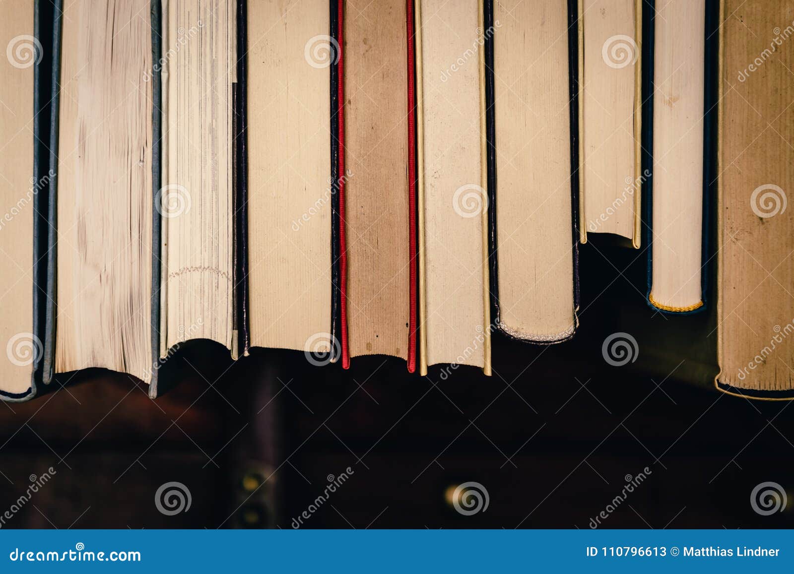 A Stack of Old, Dirty Books Stock Image - Image of reading, read: 110796613