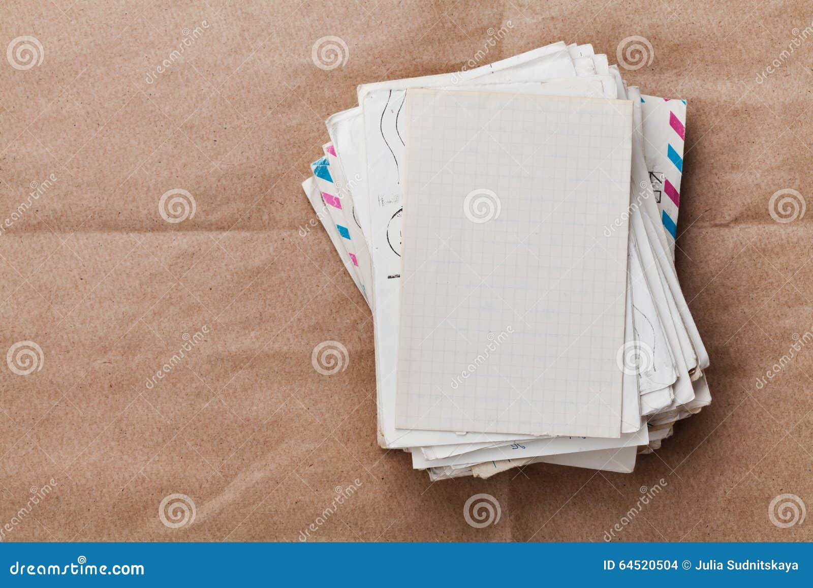 Stack Of Old Envelopes