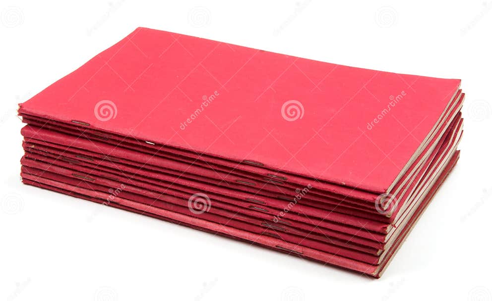 Stack of Old Exercise Books Stock Image - Image of popular, pile: 21860963