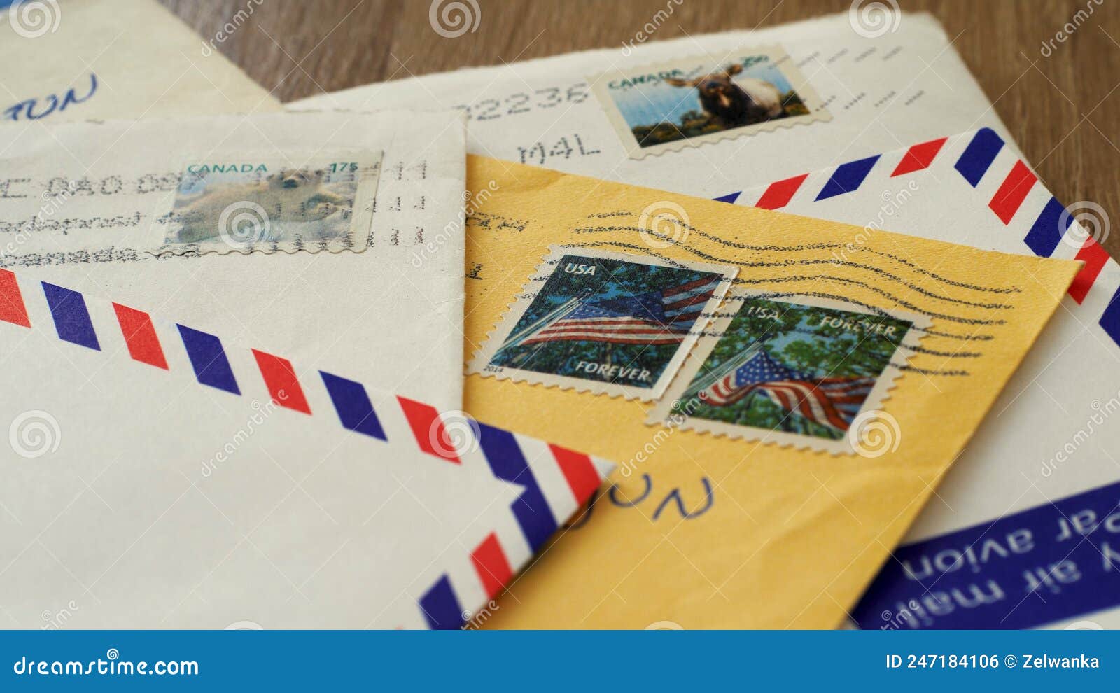 Stack of Old Fashioned Paper Letters Editorial Photo - Image of post ...