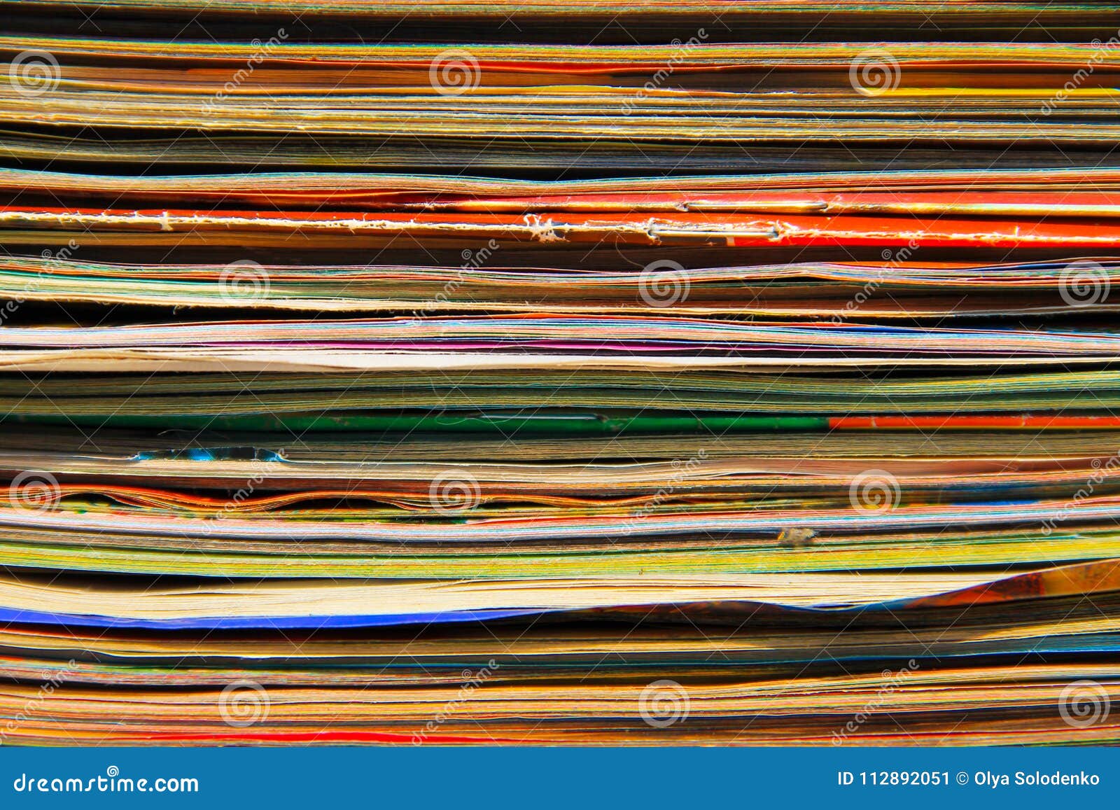 Stack of the old journals stock image. Image of closeup - 112892051