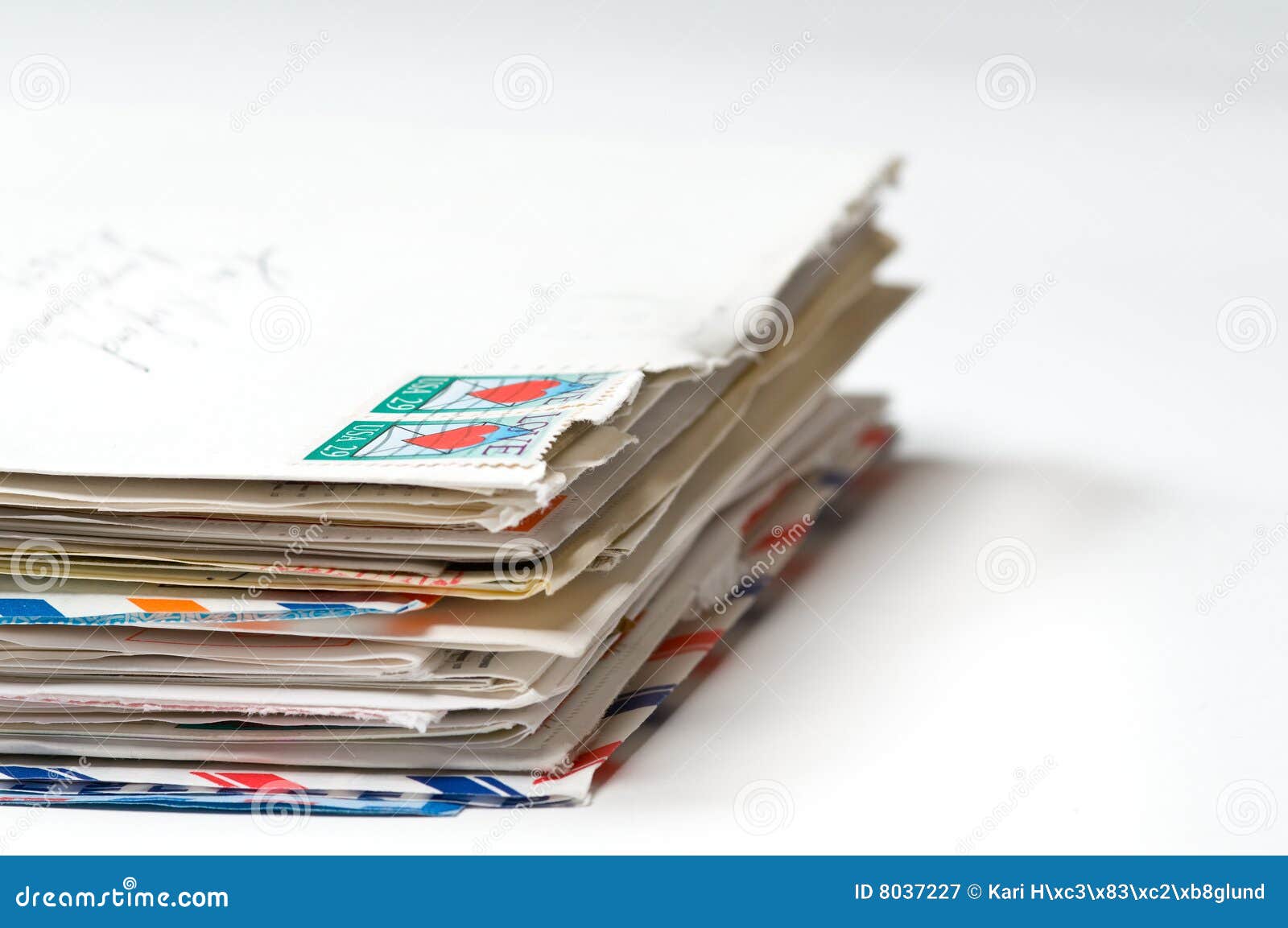 A Stack Of Old Letters Royalty-Free Stock Photography | CartoonDealer ...