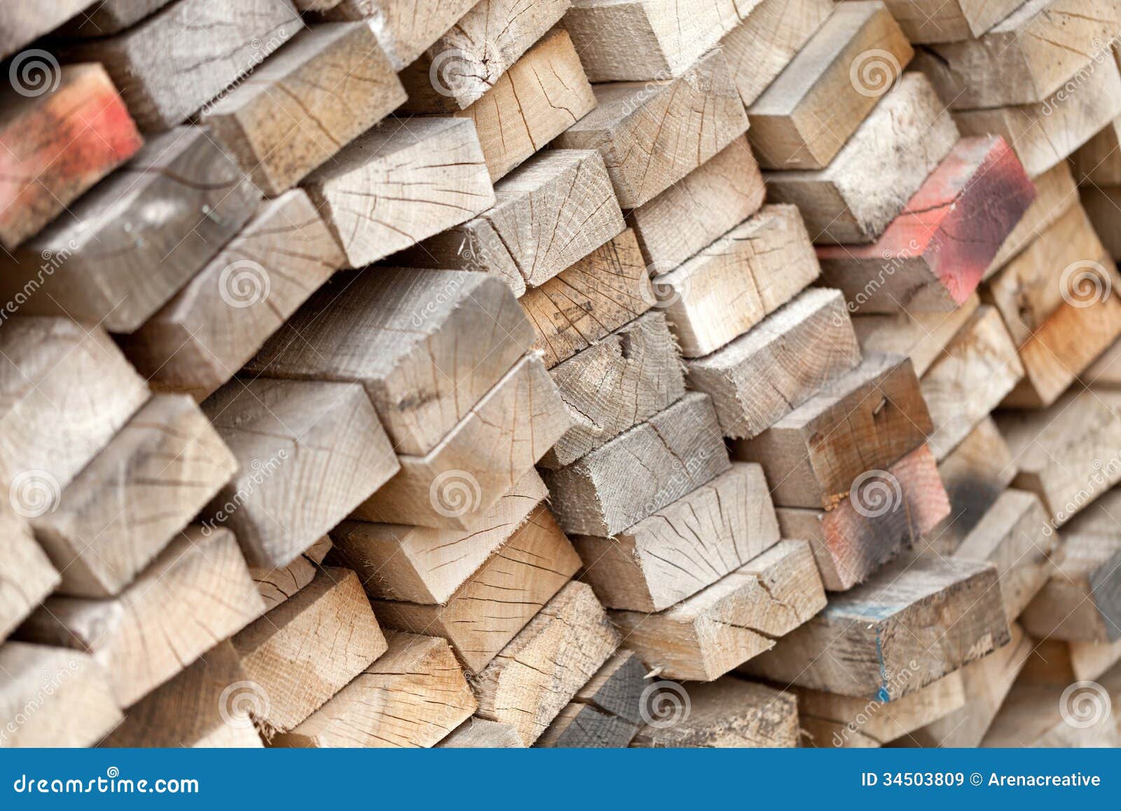 Stack of Old Lumber stock image. Image of scrap, real - 34503809