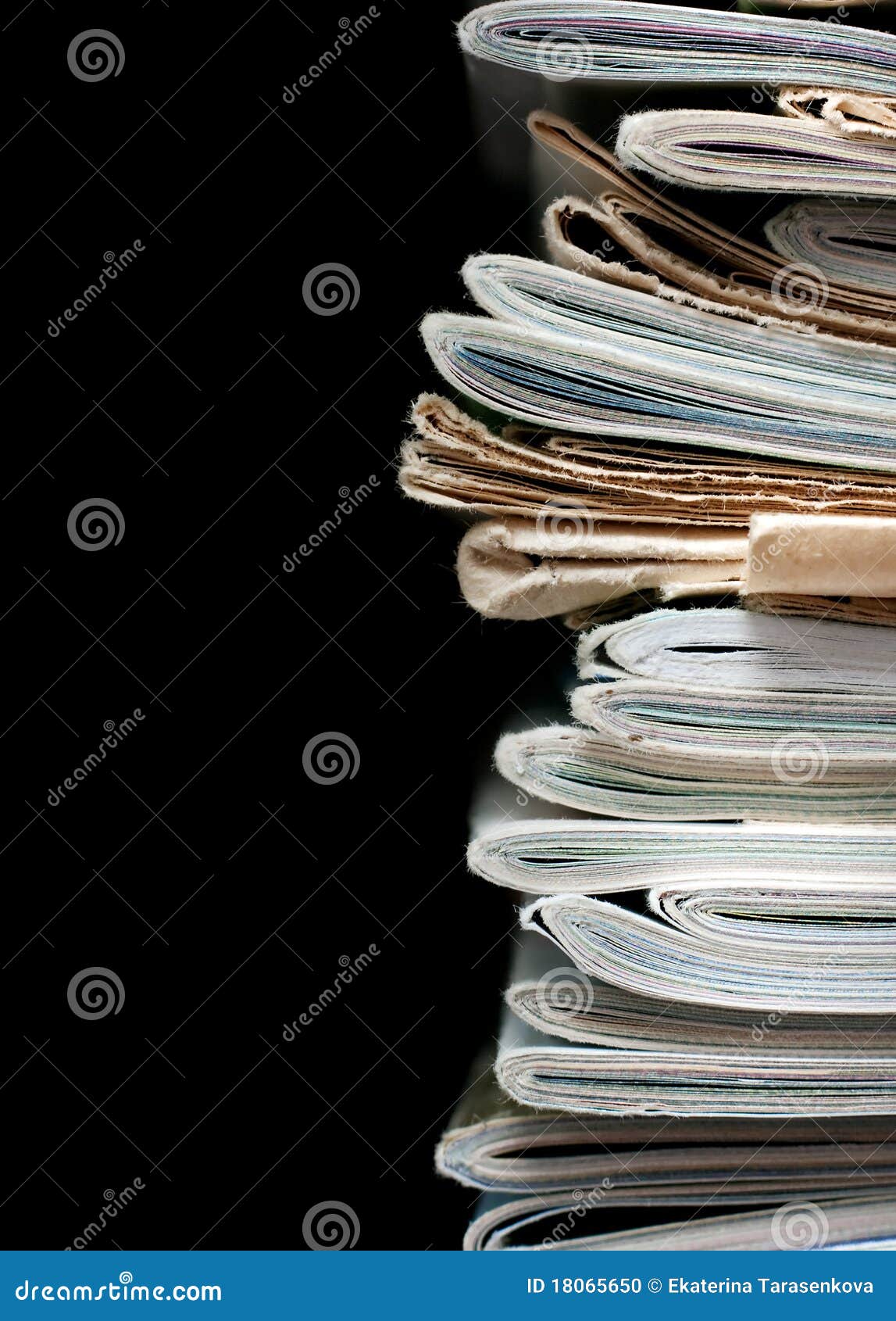 Stack of old magazine stock photo. Image of knowledge - 18065650