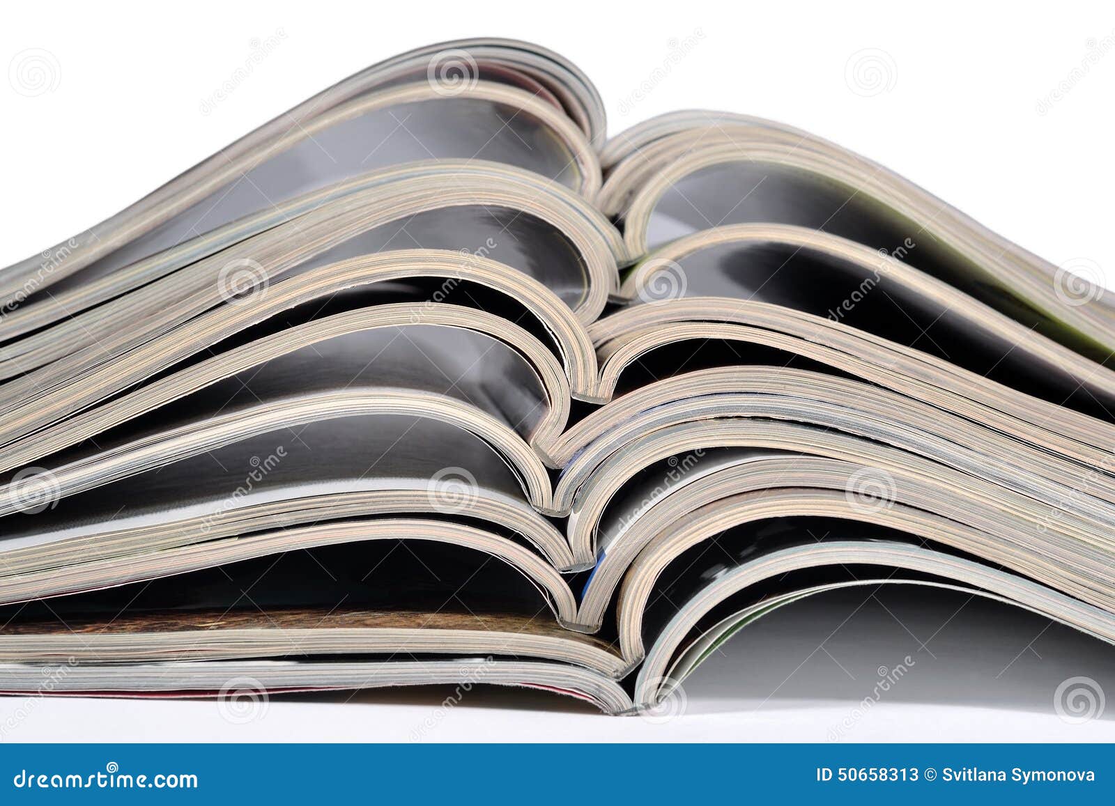 Stack of old magazines stock image. Image of history - 50658313