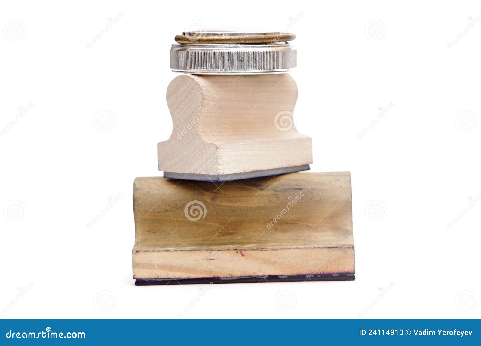Stack of Old and New Rubber Stamps Stock Photo - Image of copy, stamp ...