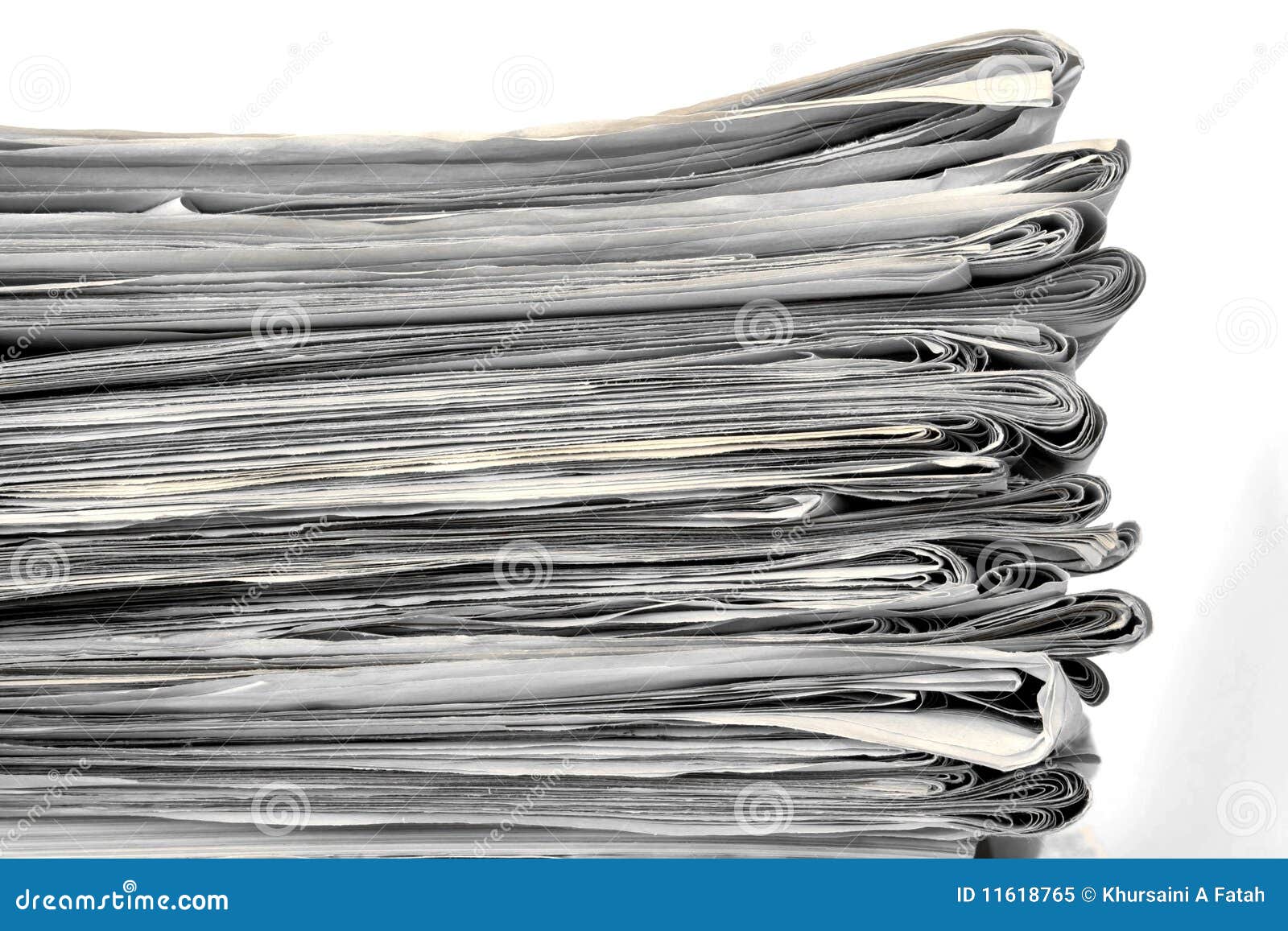 Stack of old newspaper stock image. Image of finance - 11618765