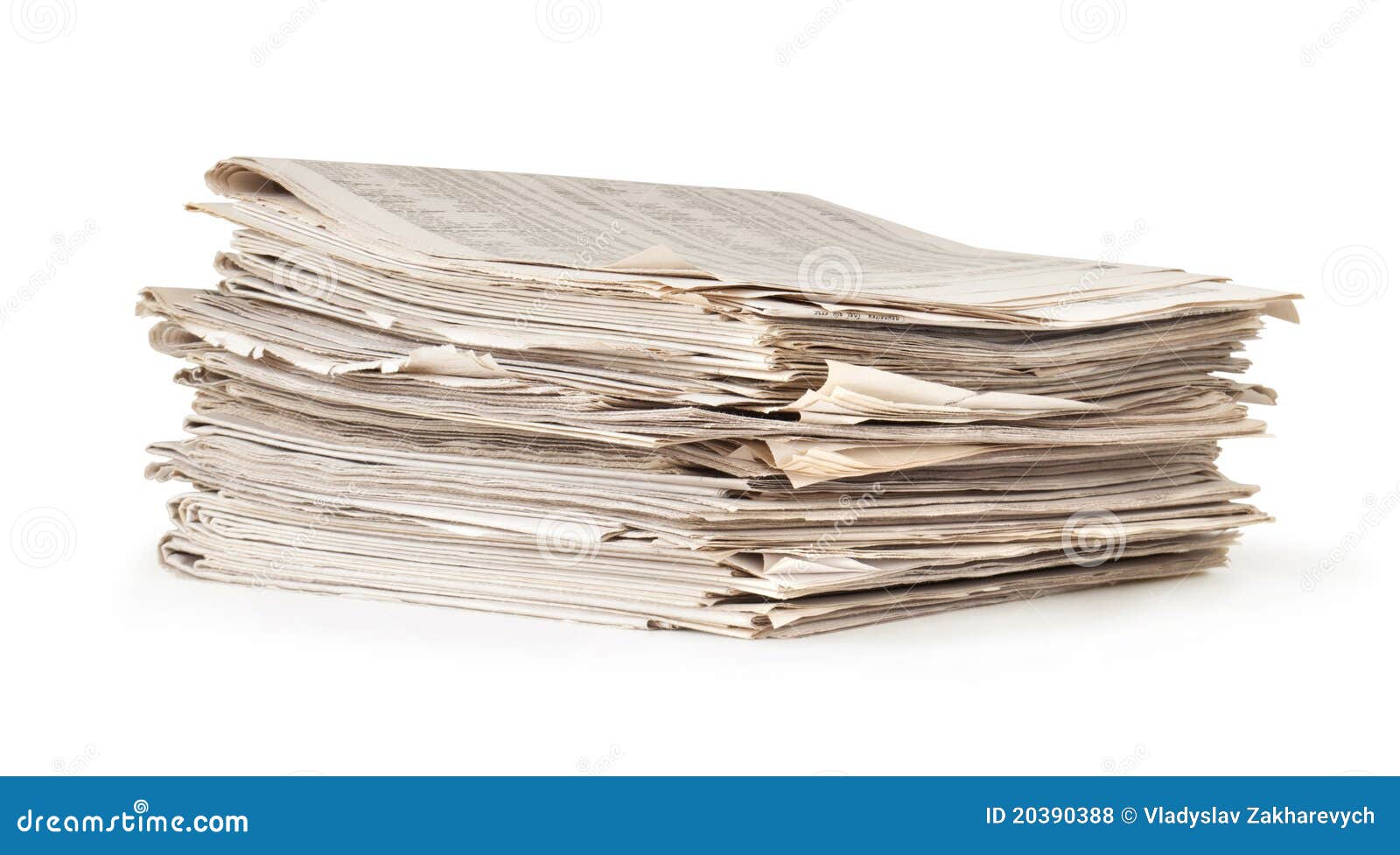 Old Newspaper Stack