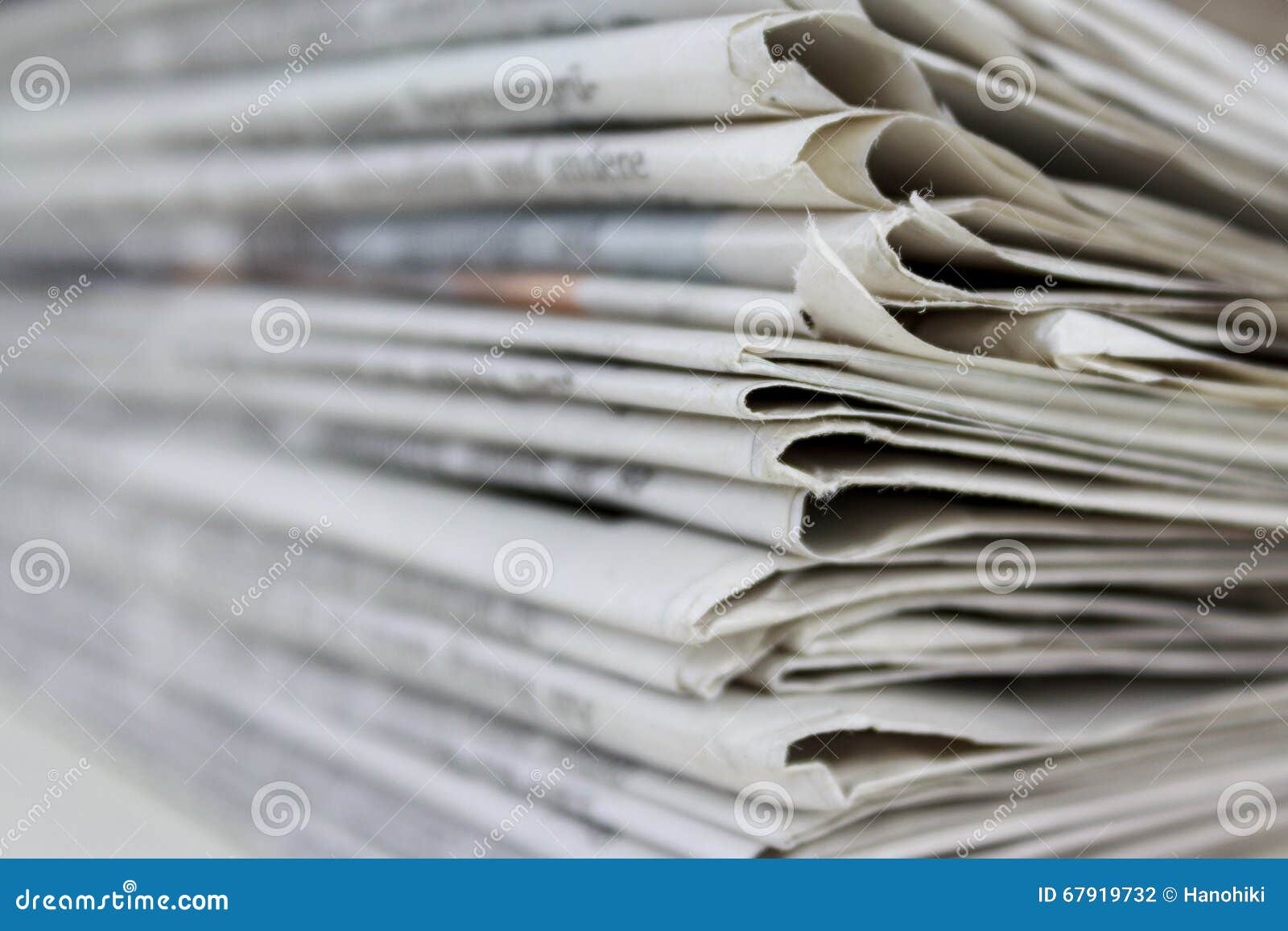 Stack of Old Newspapers, Pile of Old Newspapers Stock Photo - Image of ...