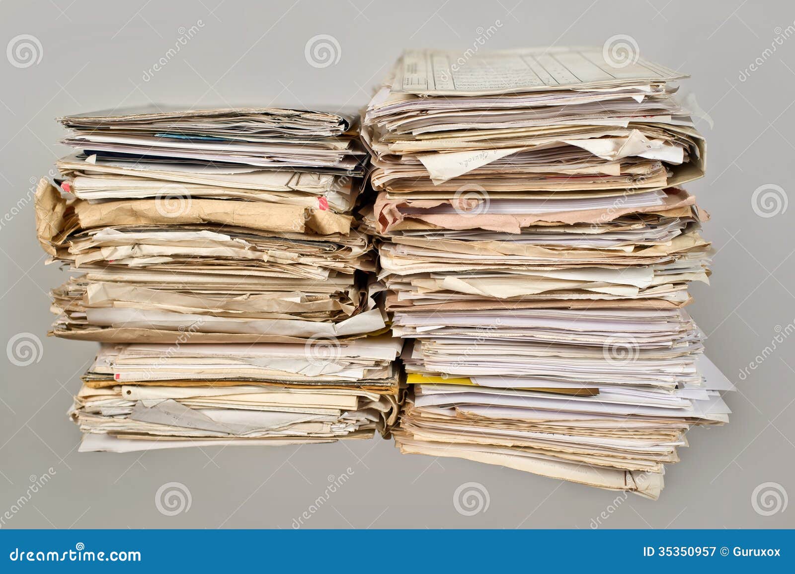 Stack of old newspapers stock image. Image of mail, commercial - 35350957