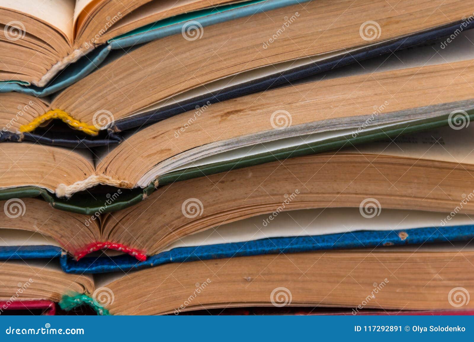 Stack of the Old Open Books Stock Image - Image of group, bookshelf ...