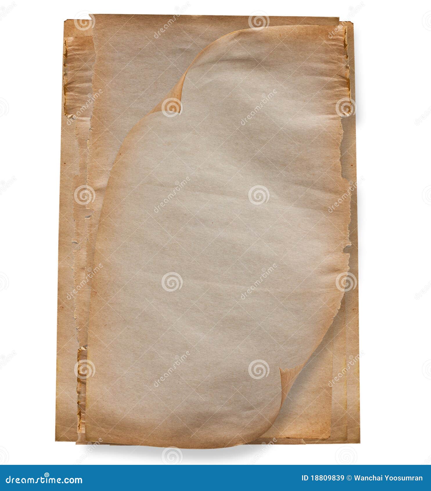 Stack of Old paper stock image. Image of stack, empty - 18809839