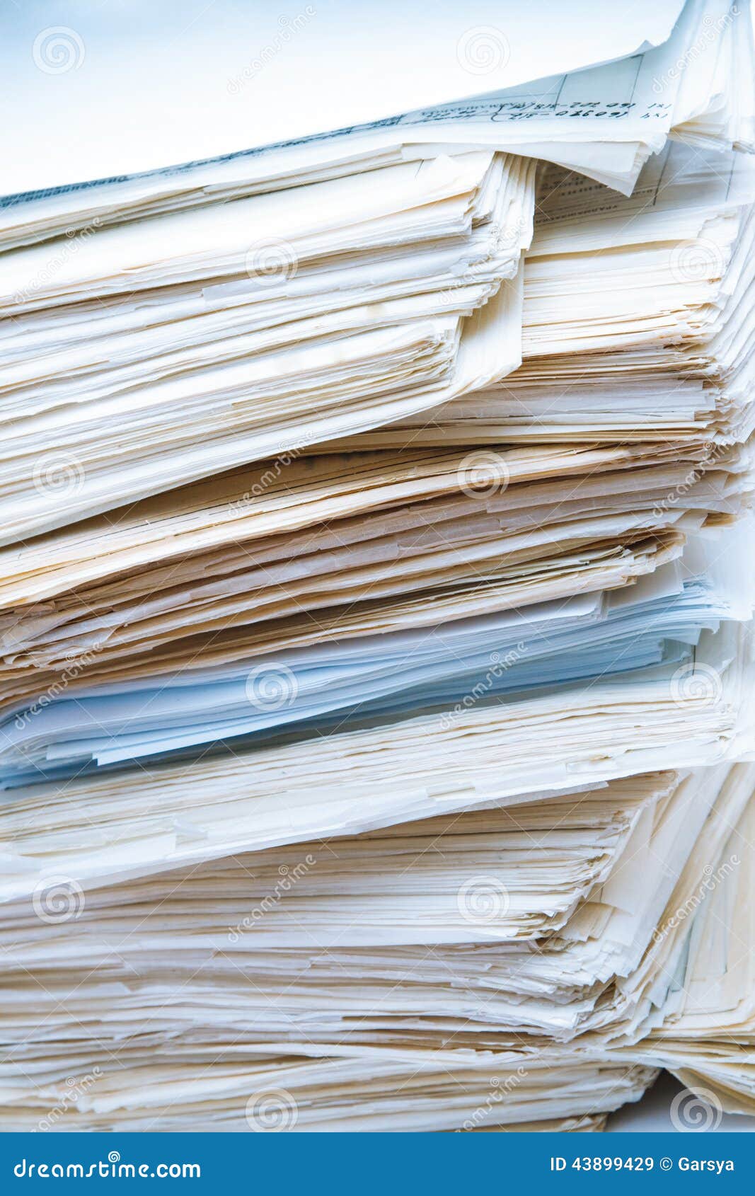 Stack of old paper stock image. Image of pile, note, education - 43899429