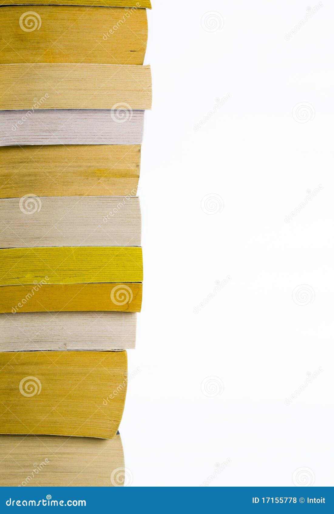 Stack of Old Paperback Books Stock Photo - Image of dirty, book: 17155778