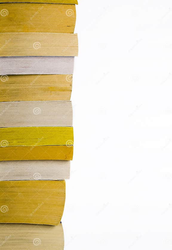 Stack of Old Paperback Books Stock Photo - Image of dirty, book: 17155778