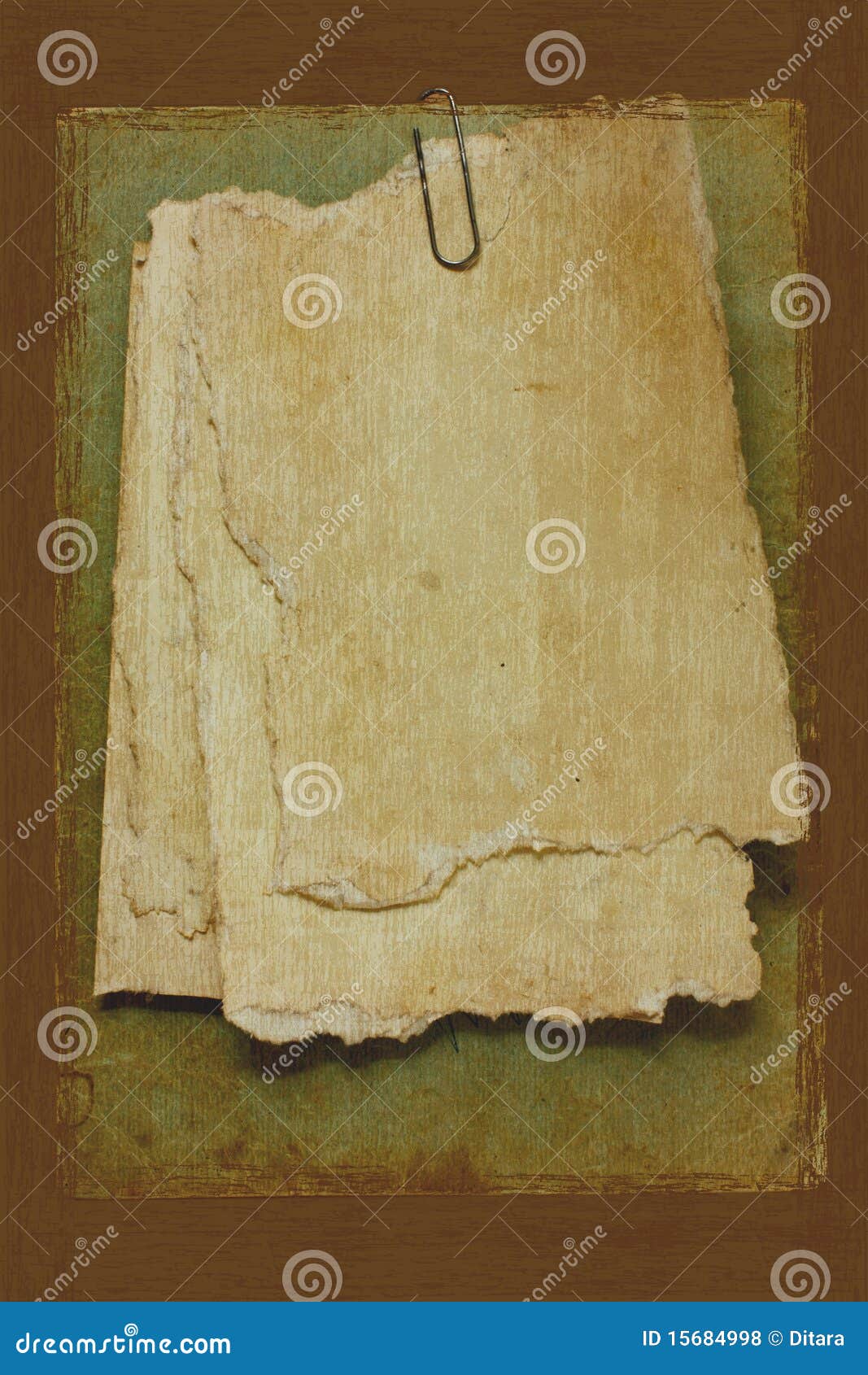 Stack of old papers stock photo. Image of border, cardboard - 15684998