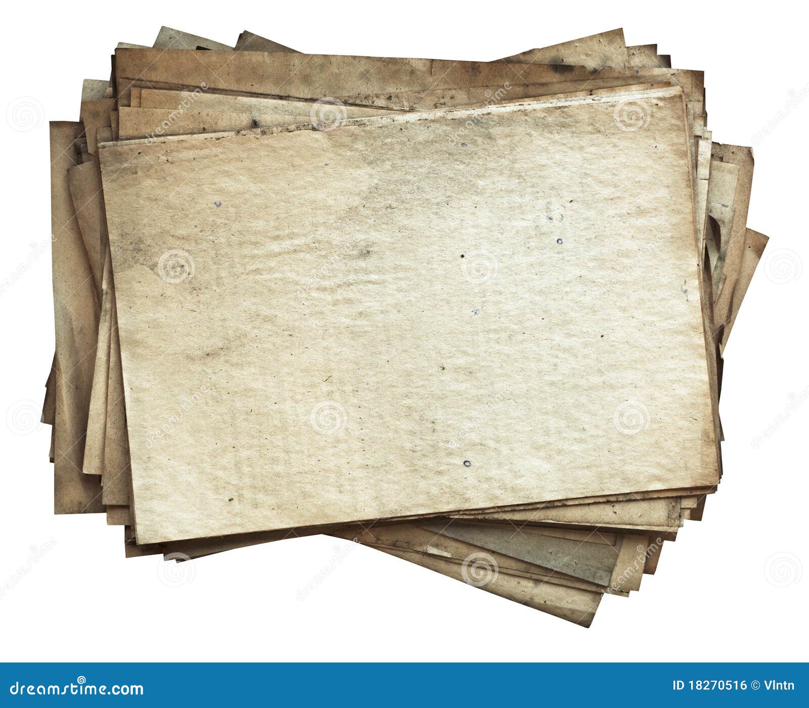Stack of old papers stock photo. Image of scrapbook, copy - 18270516