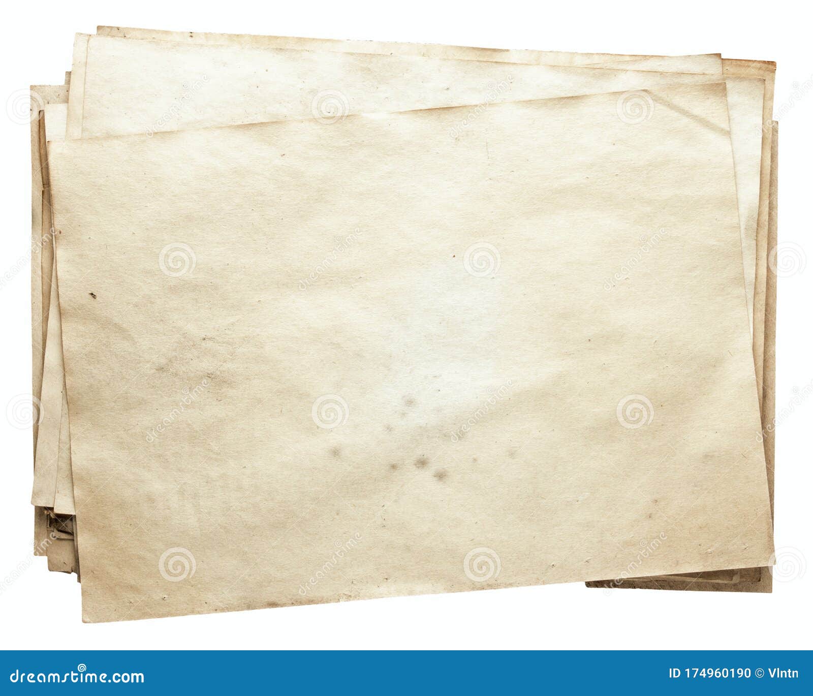 Stack of old papers stock photo. Image of texture, cardboard - 174960190