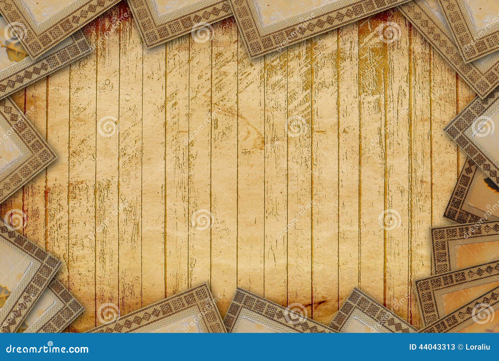 A Stack of Old Postcards and Frames Stock Image - Image of panel, page ...