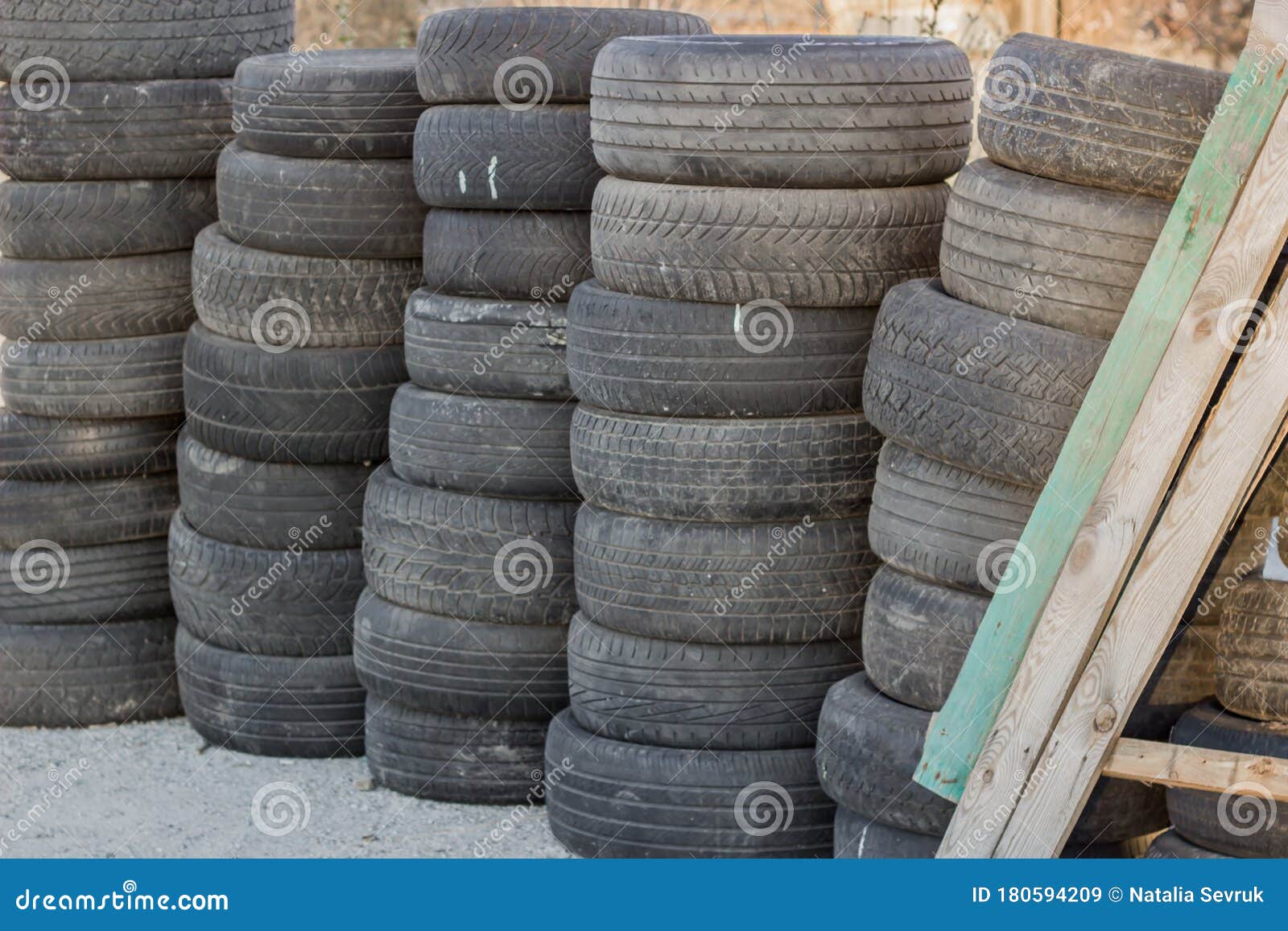 Stack Of Wheels On White Royalty-Free Cartoon | CartoonDealer.com ...