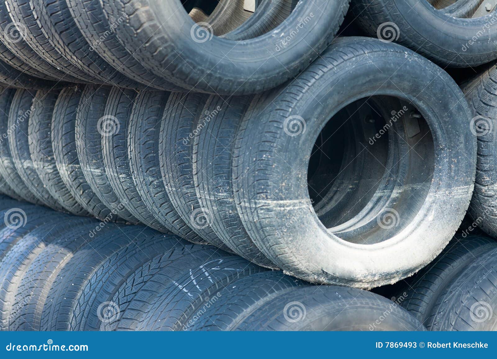 Stack of old tires stock image. Image of worn, tires, tyres - 7869493