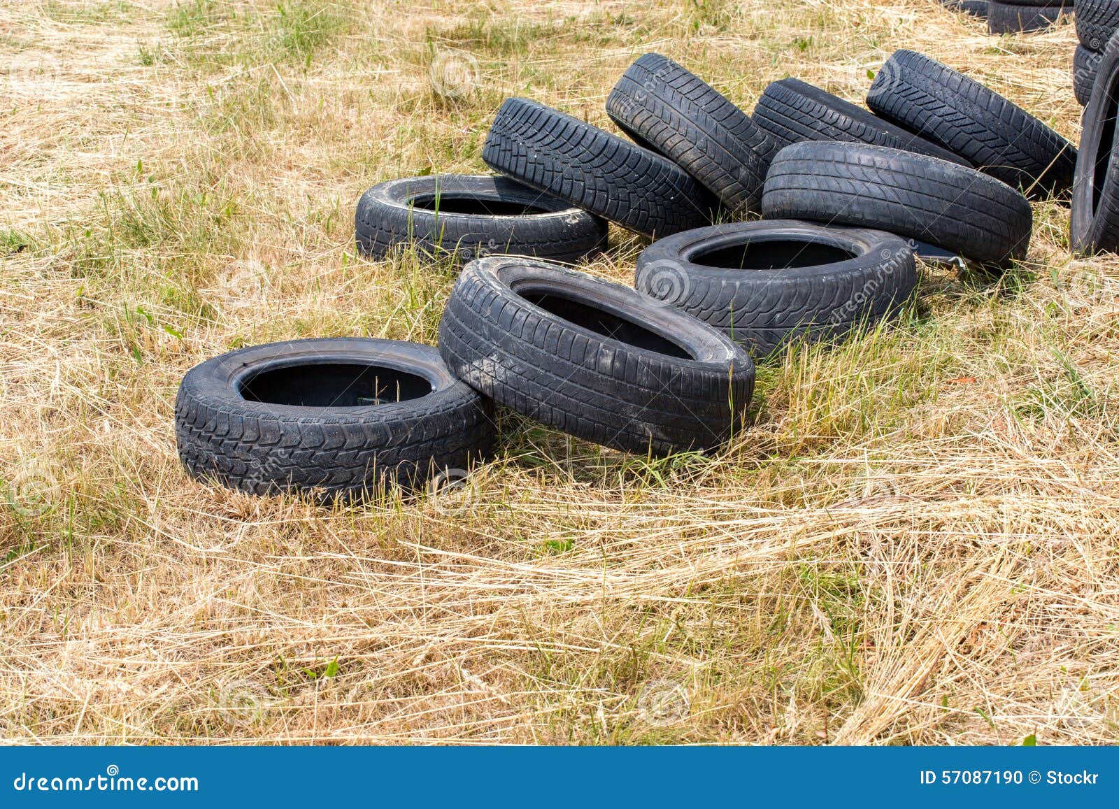 Stack of old tires stock photo. Image of closeup, texture - 57087190