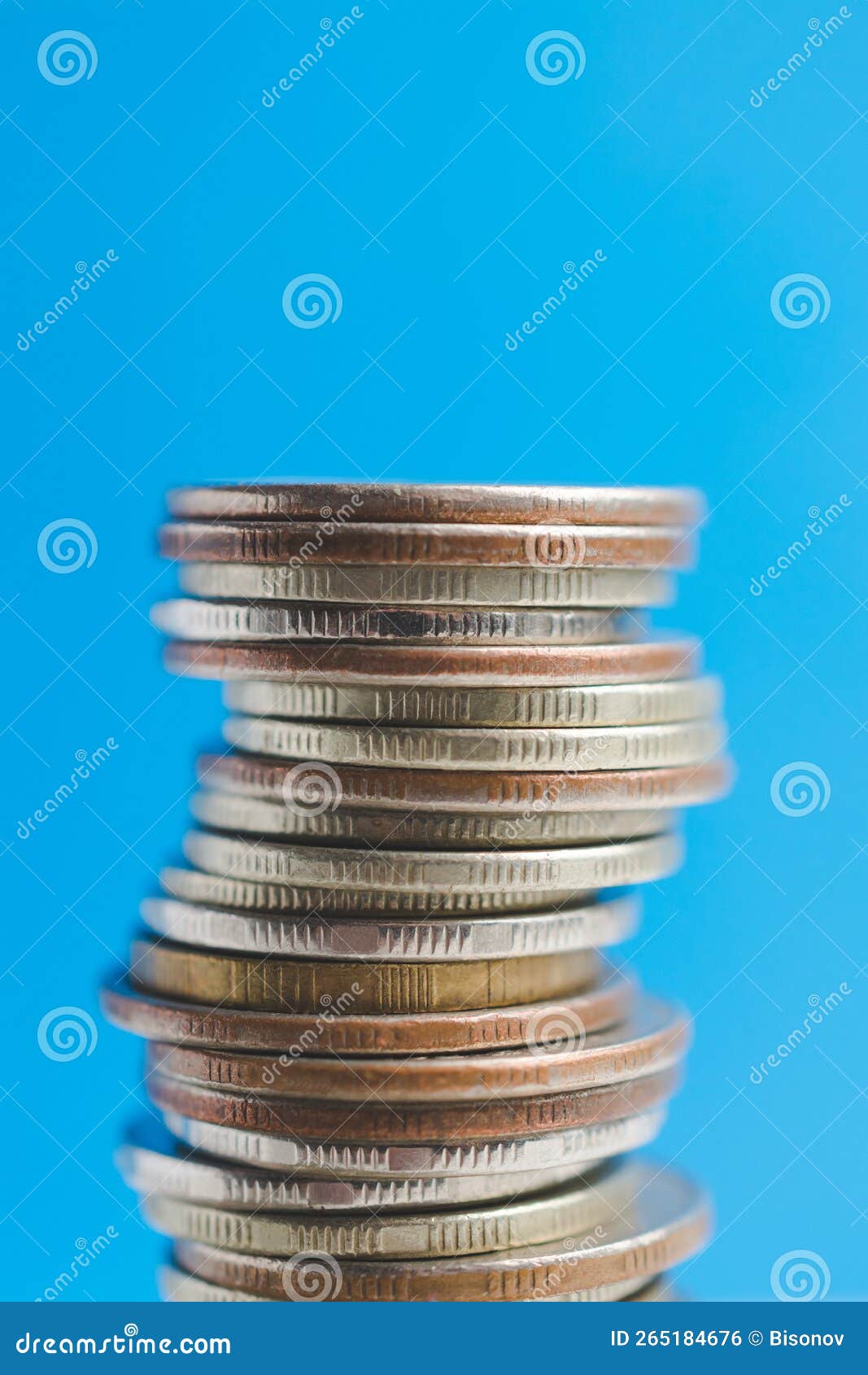 A Stack of Old Vintage Coins Stock Photo - Image of concept, investment ...