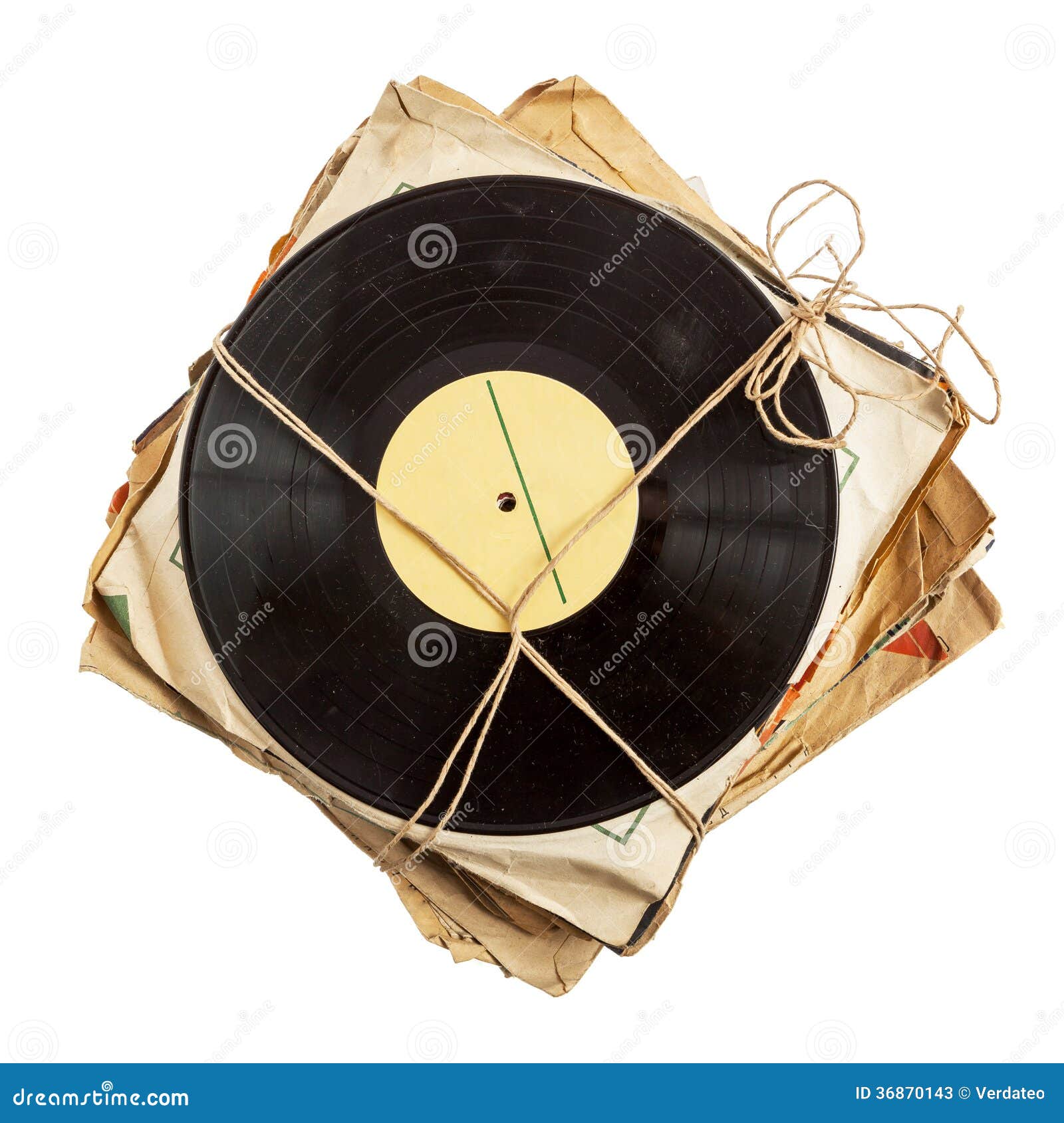 Stack of old vinyl records stock image. Image of album - 36870143