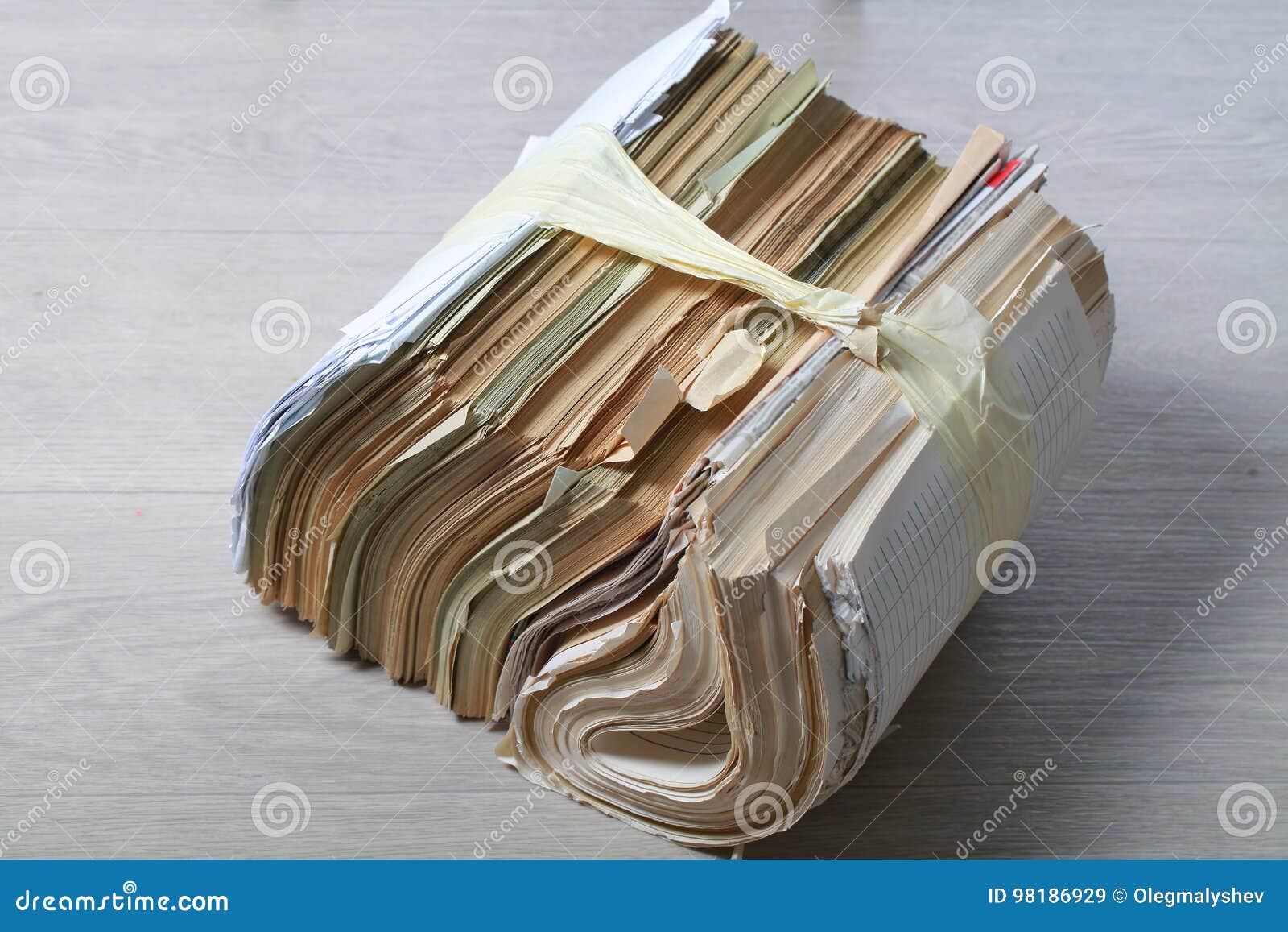 Stack Old of Waste Paper Staked Recycle Stock Image - Image of recycle ...