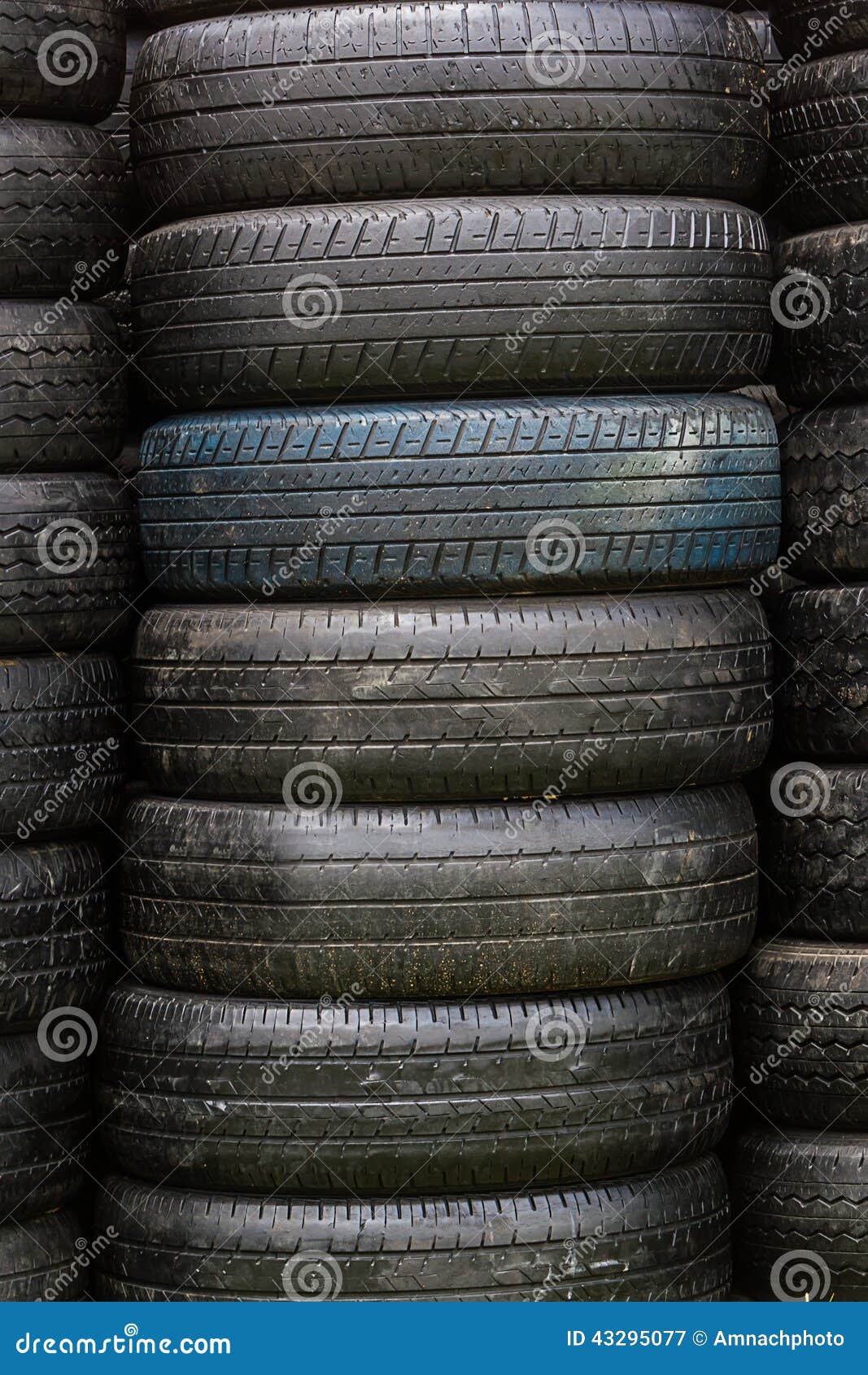 Stack of Old Wheel Black Tyres. Stock Image - Image of traction ...