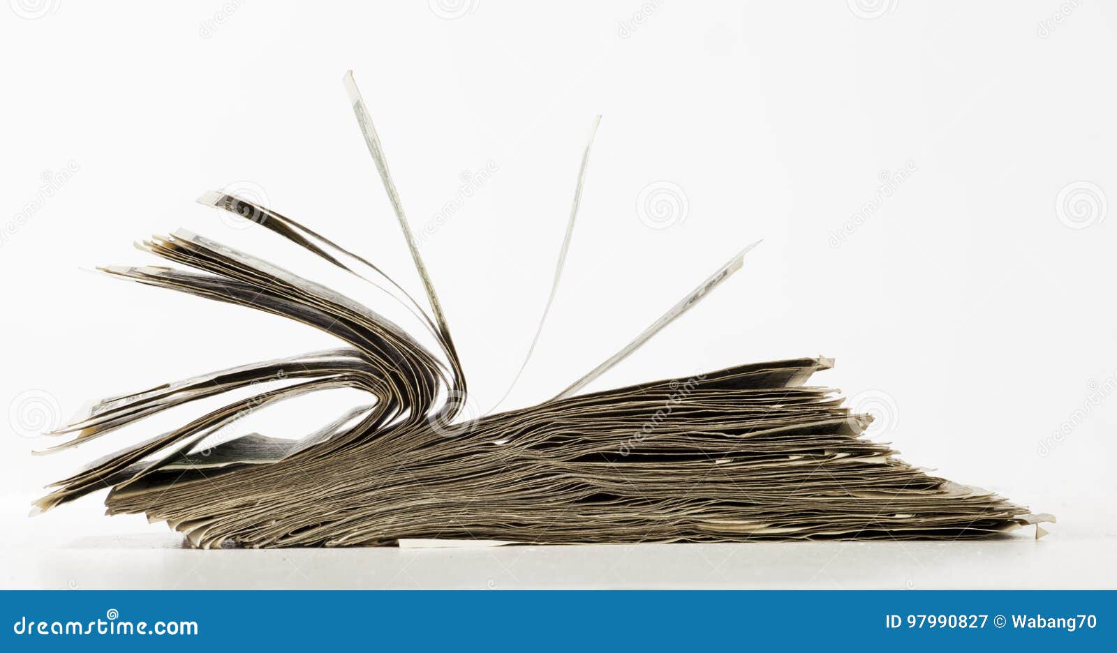 Stack of ones stock image. Image of washing, account - 97990827