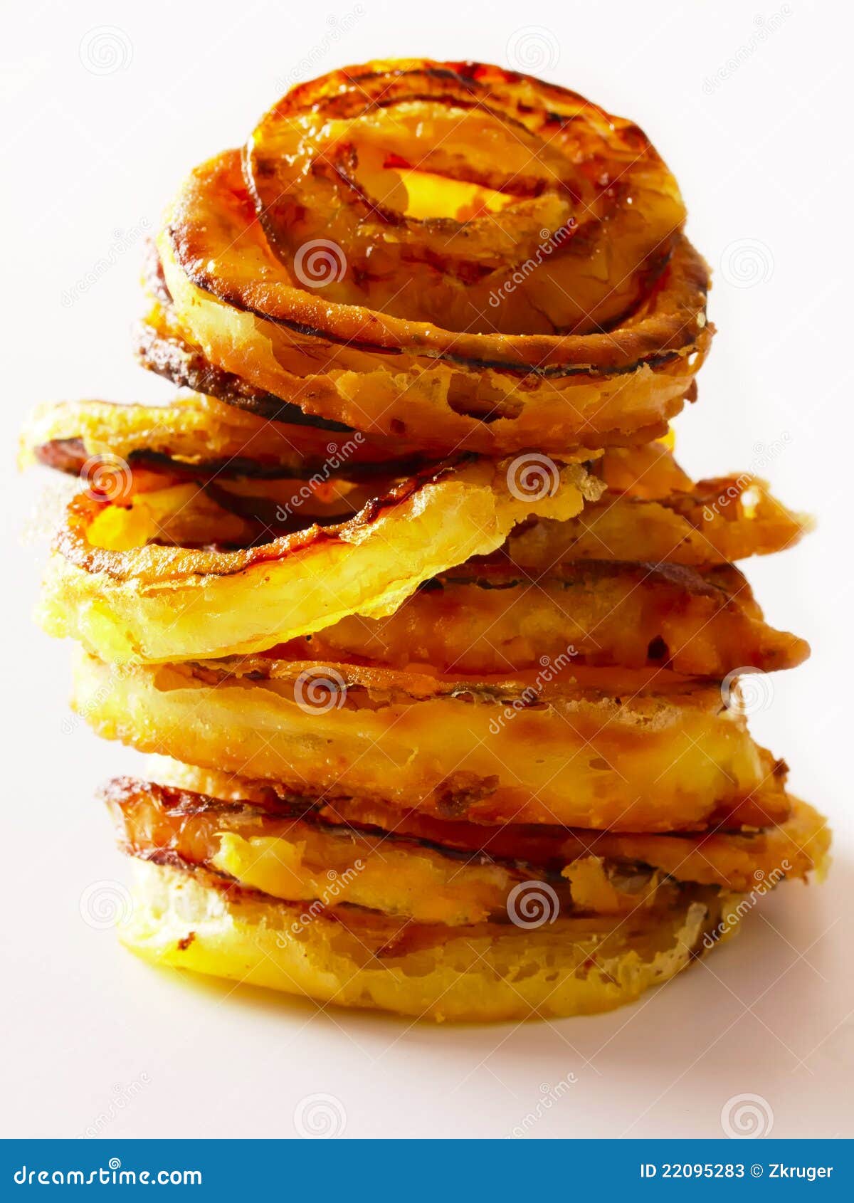 Stack of onion rings stock image. Image of crispy, batter - 22095283