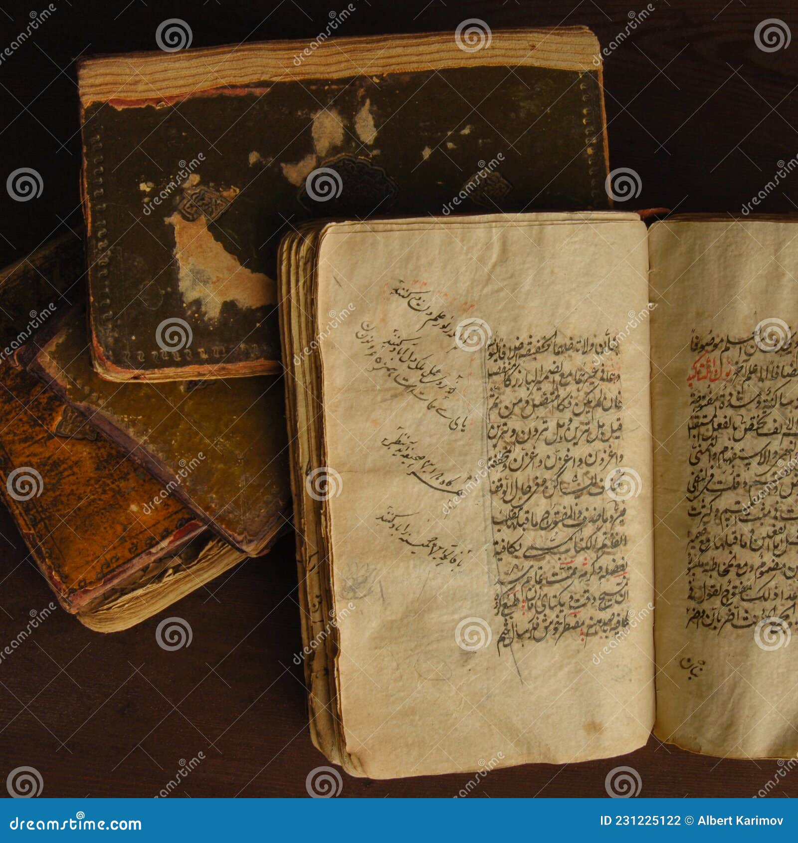Ancient arabic book stock photo. Image of allah, ancient - 231225122