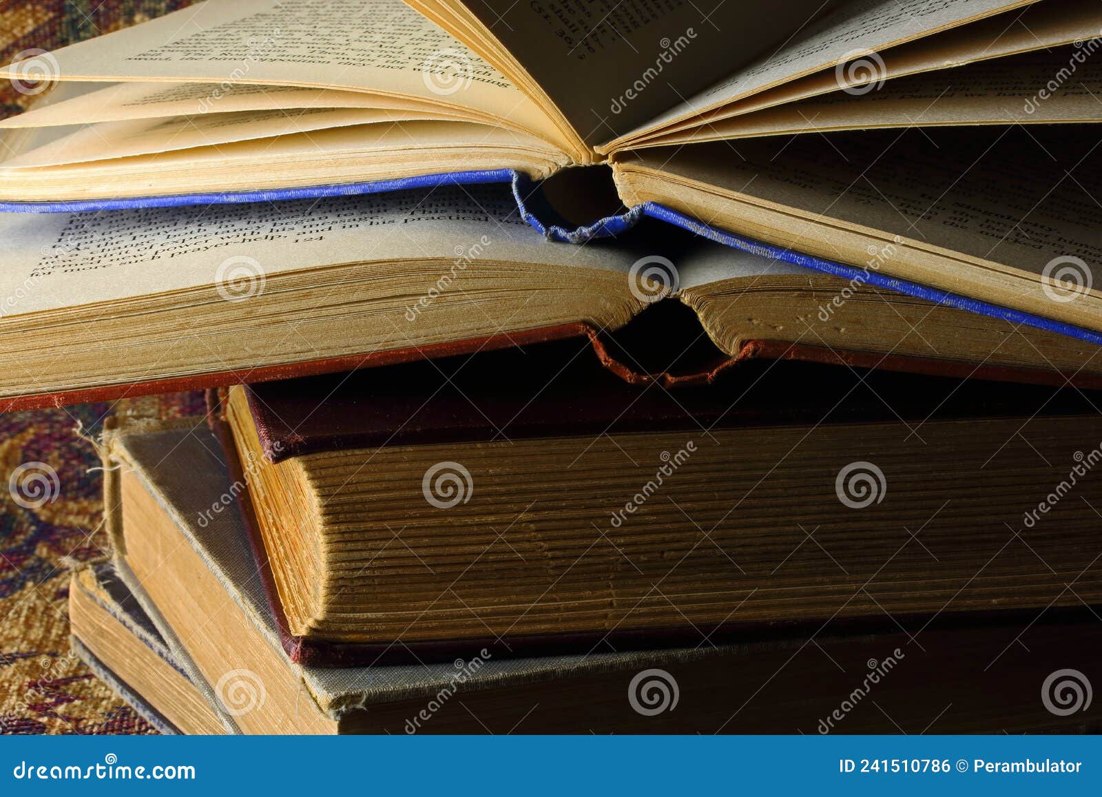 A STACK of OPEN and CLOSED BOOKS Stock Photo - Image of pages, detail ...