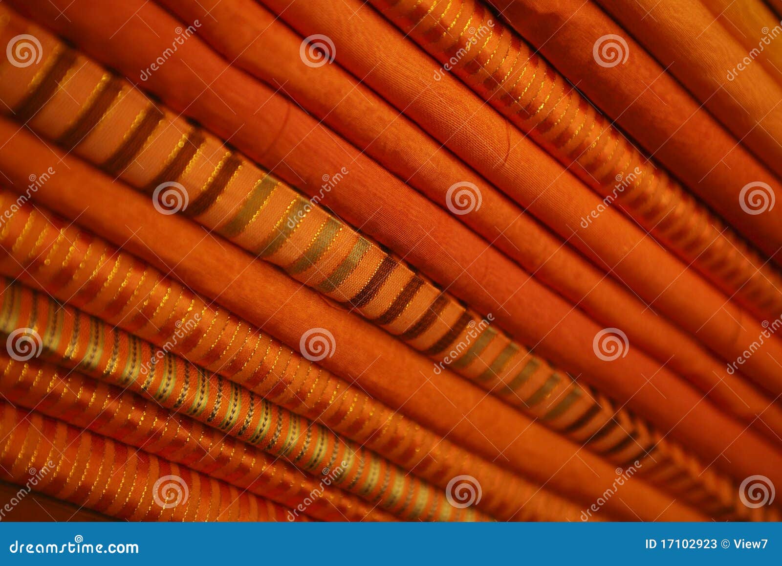 Stack of Orange Fabric stock image. Image of orange, diagonal - 17102923