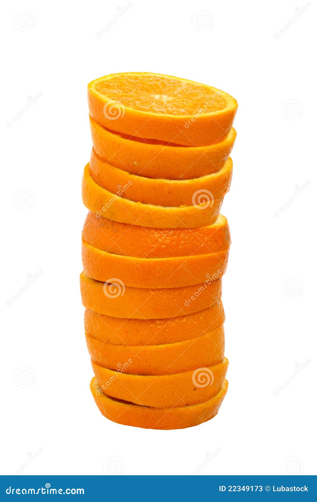 Stack of orange slices stock image. Image of heap, close - 22349173