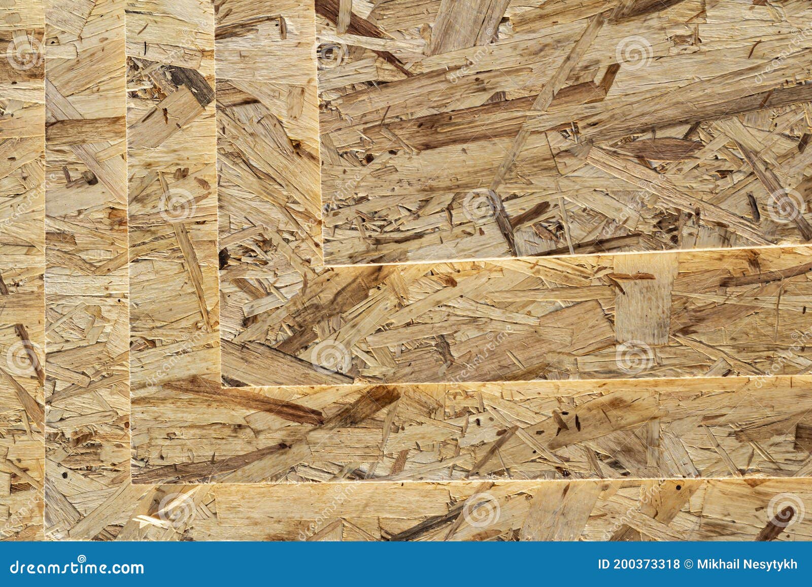 A stack of OSB sheets. stock photo. Image of material - 200373318