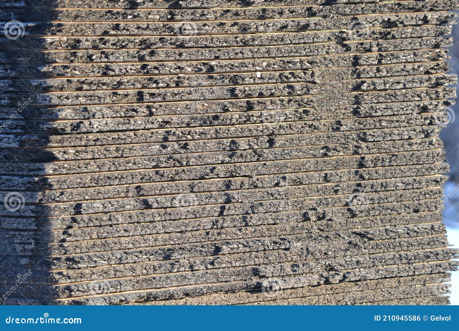 A Stack of OSB Sheets Superimposed on Each Other, Texture of the Wood ...