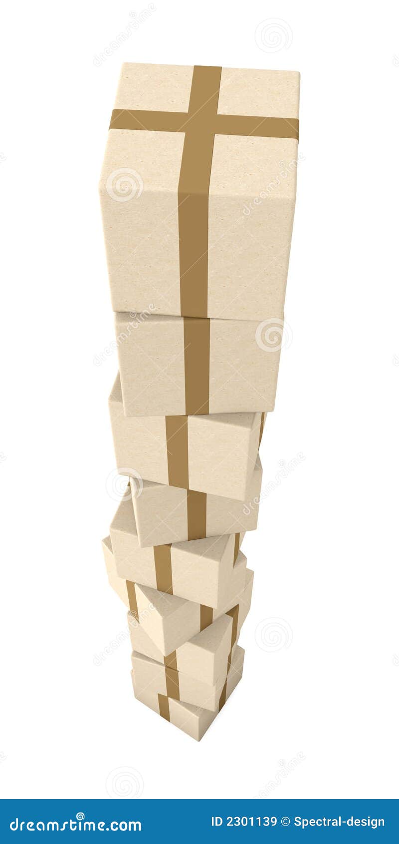 Stack of Packages stock illustration. Illustration of batch - 2301139