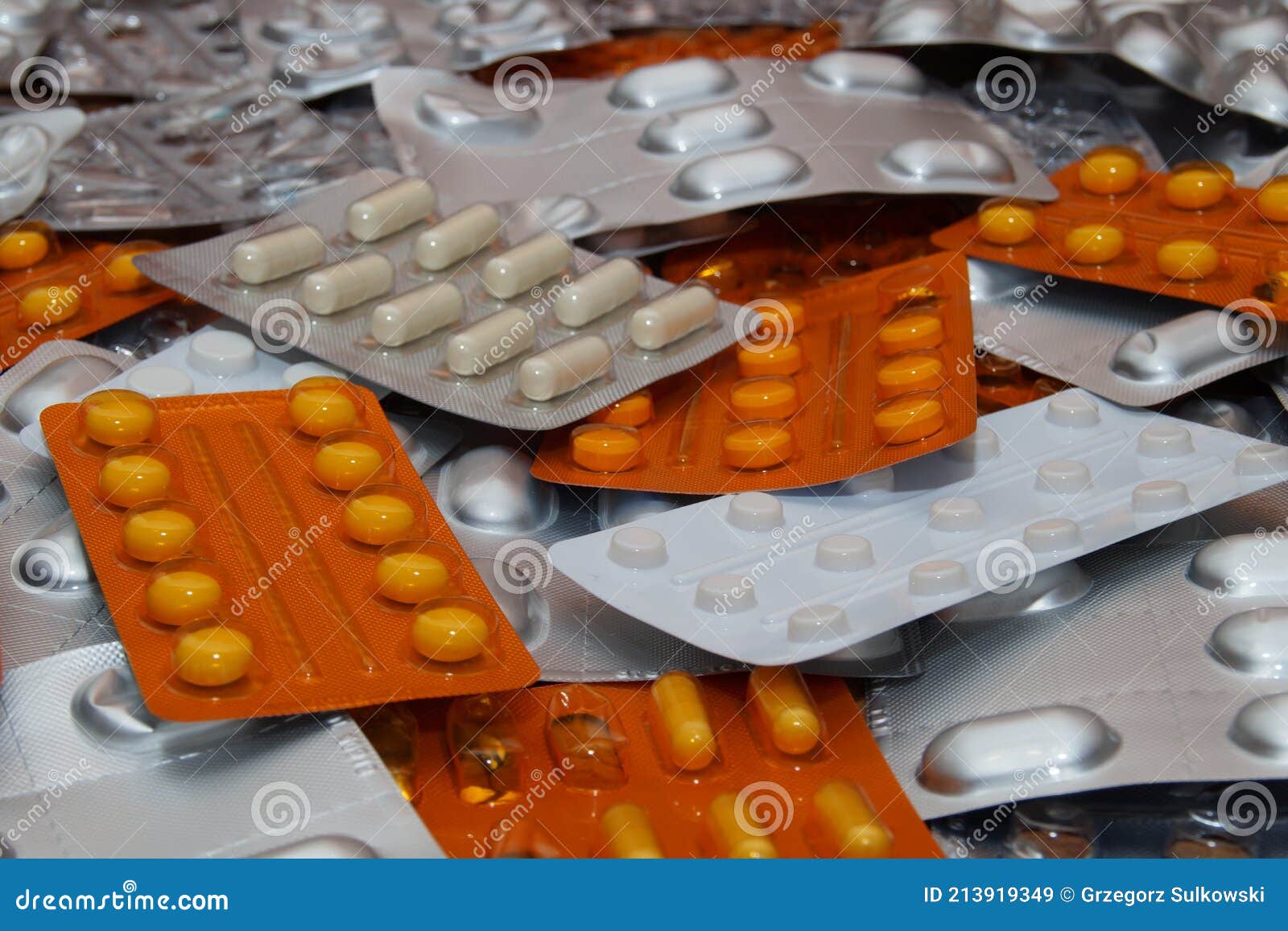 Stack of Packages Containing Medication Stock Image - Image of cure ...