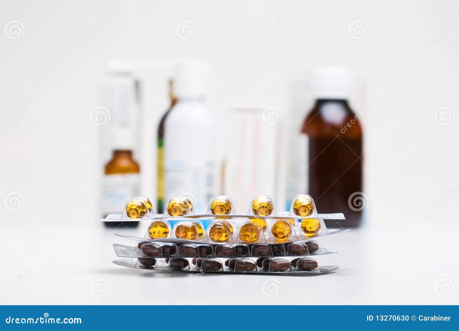 Stack of Packages of Tablets Stock Photo - Image of prescribe, hospital ...