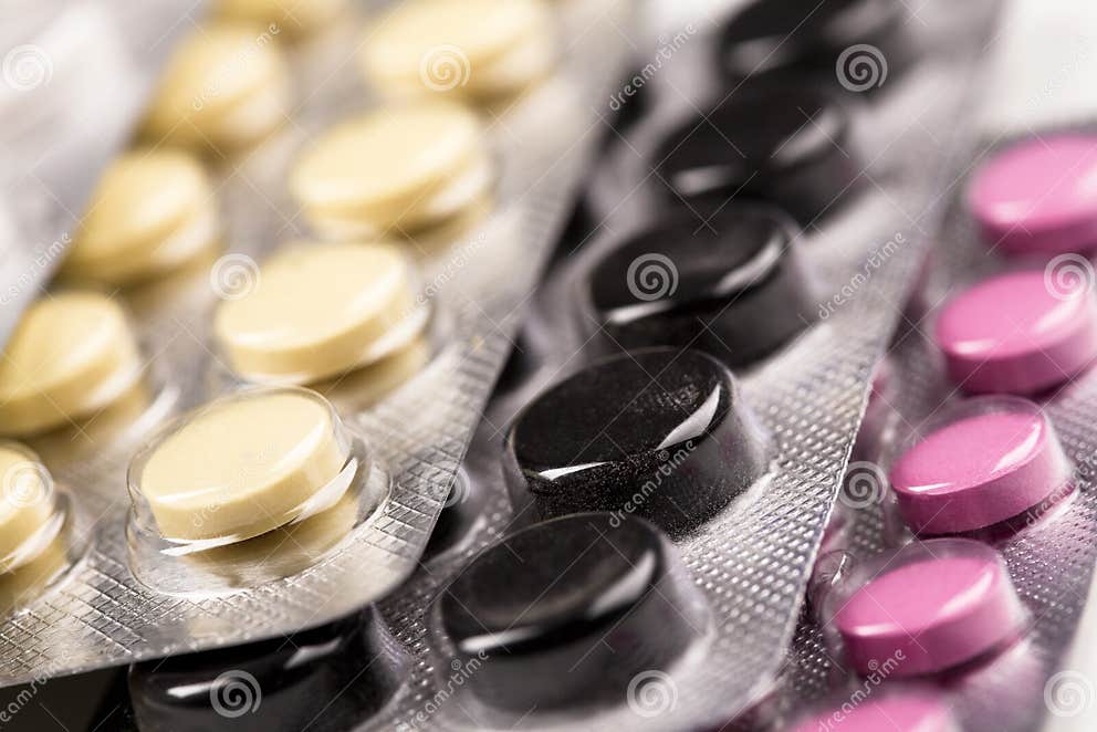 Stack of packs stock photo. Image of capsule, healthcare - 14715822