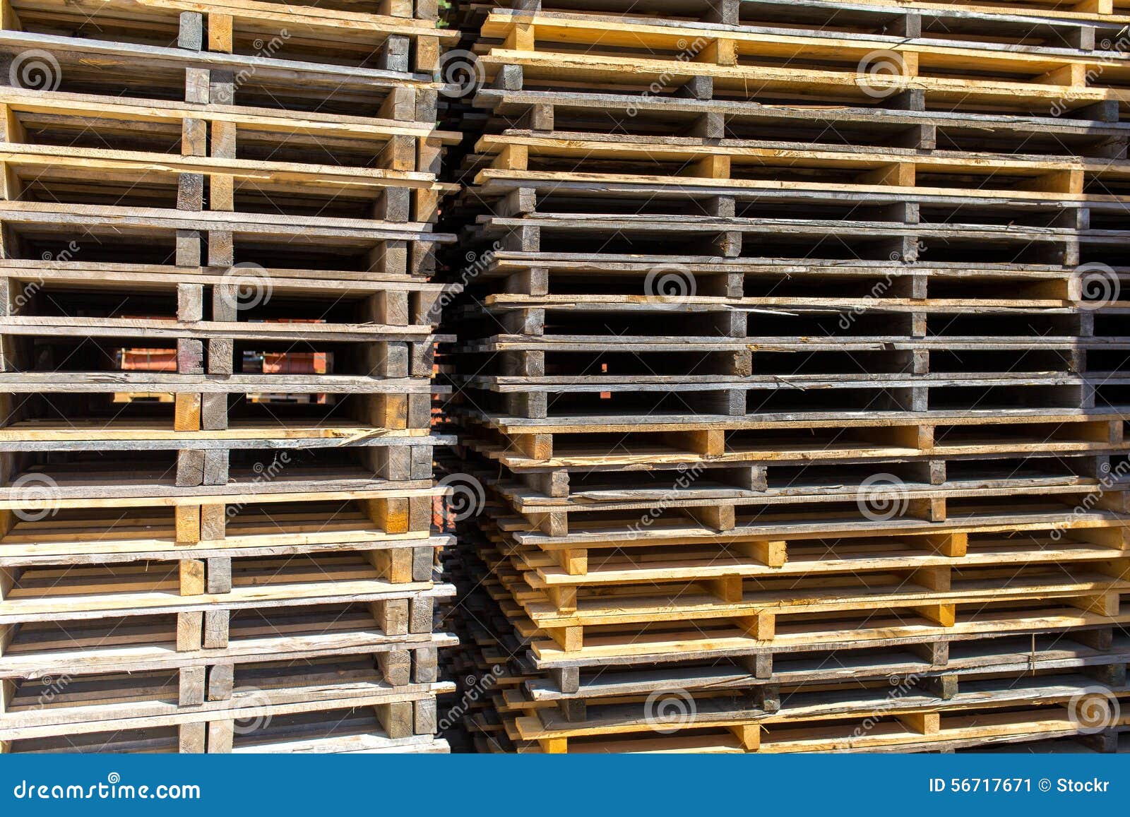 Stack of palettes stock image. Image of background, stack - 56717671
