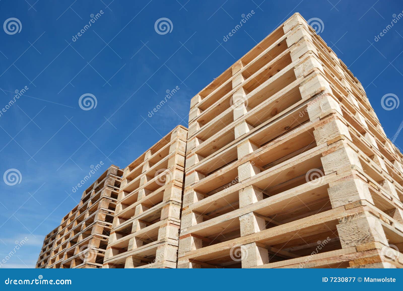 Stack of pallets stock image. Image of wood, brown, pallet - 7230877