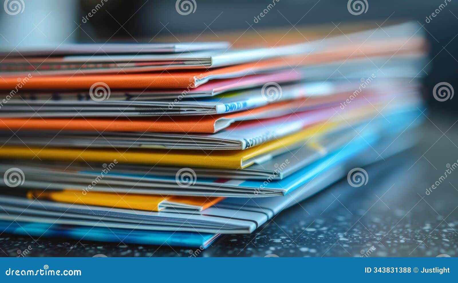 A Stack of Pamphlets with Information on Internet Safety and Computer ...