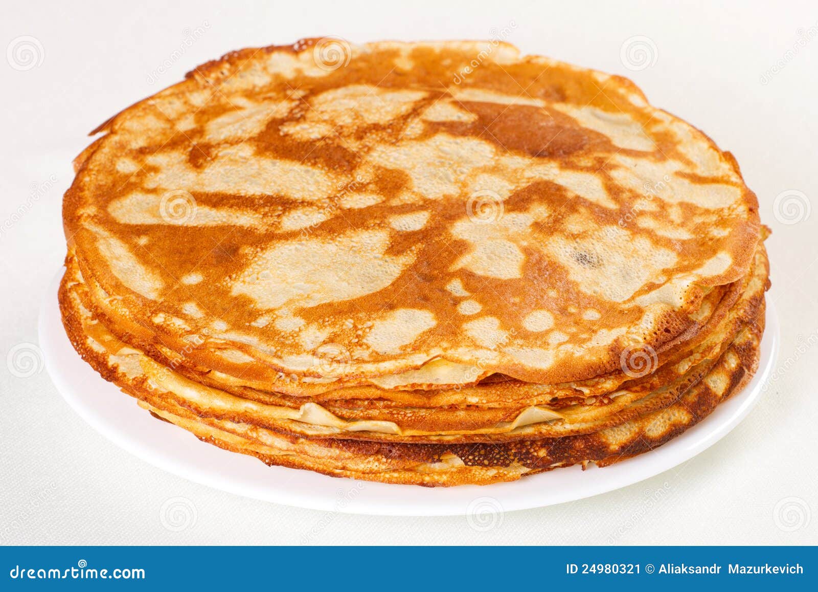 Stack of pancakes stock image. Image of brown, appetizing - 24980321