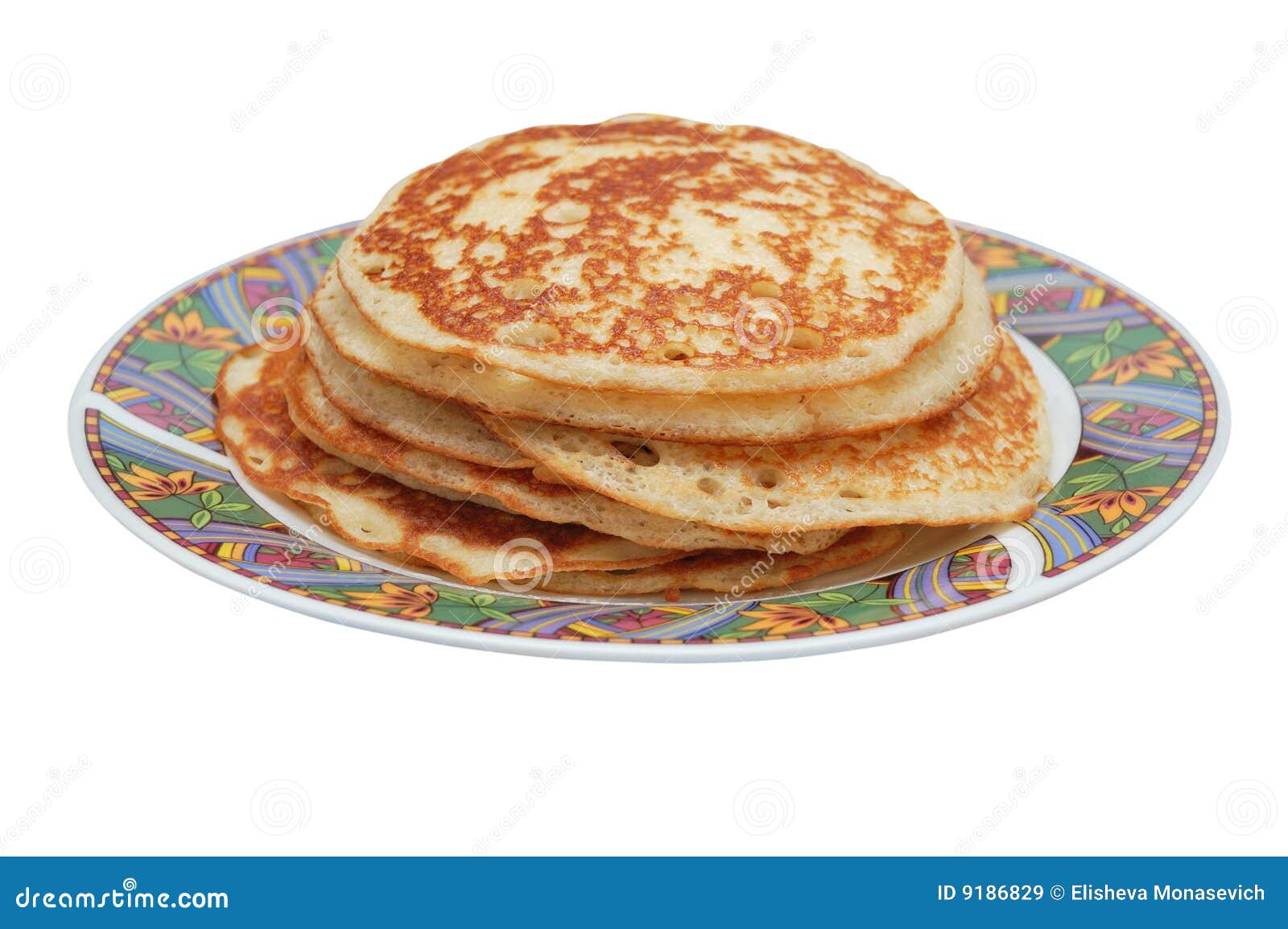 Stack of pancakes stock image. Image of food, griddle - 9186829