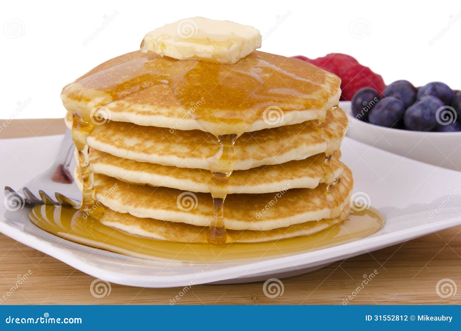 Stack of pancakes stock photo. Image of closeup, brunch - 31552812
