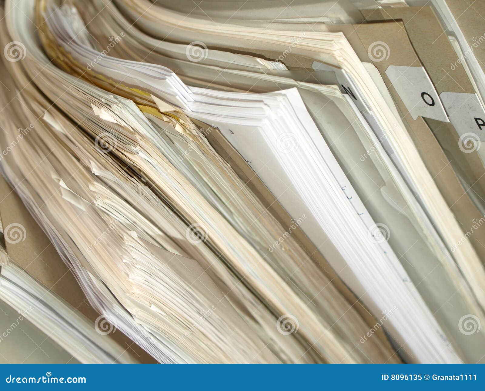 Stack of paper stock image. Image of assistance, background - 8096135