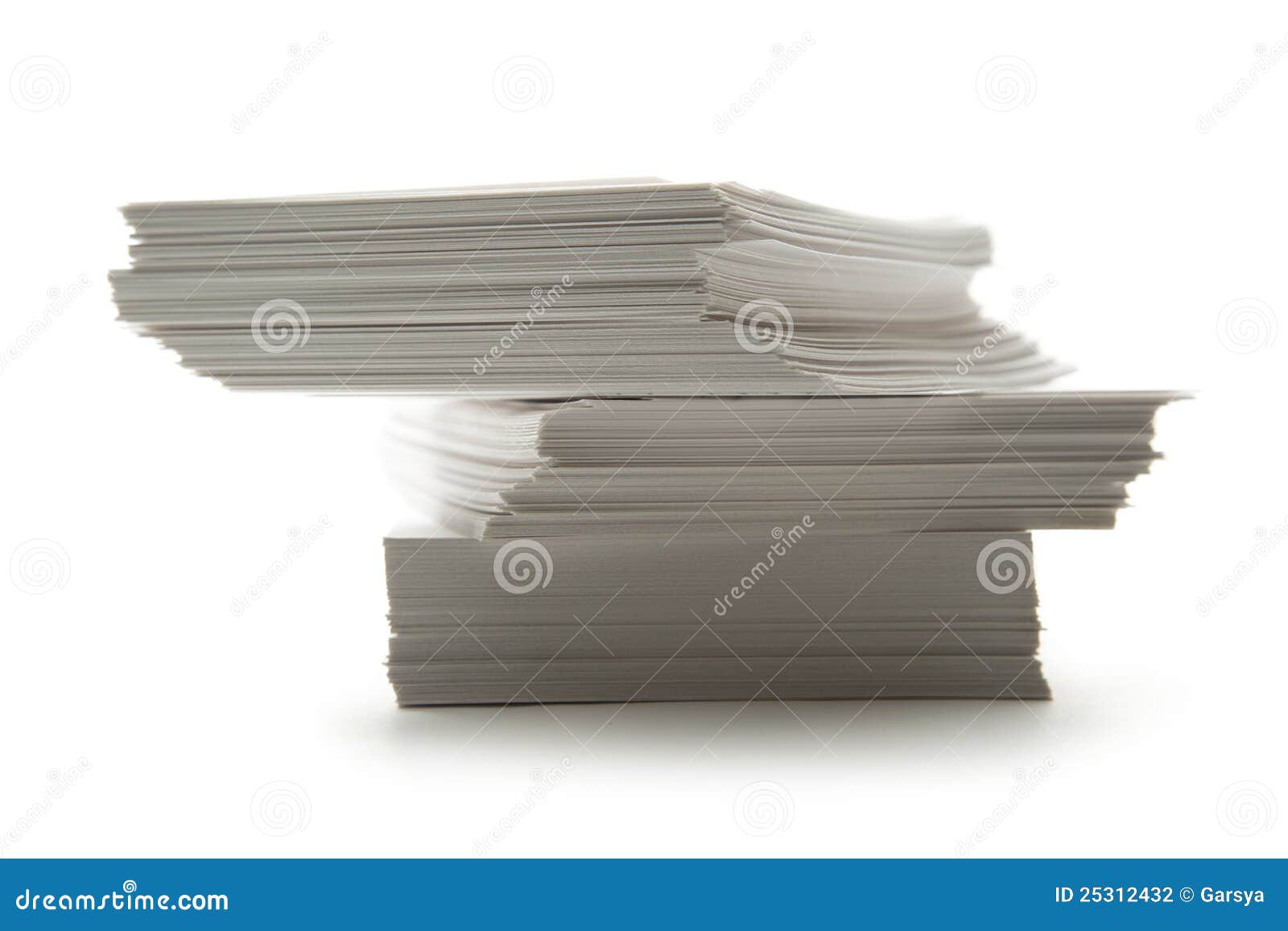 Stack of paper cards stock photo. Image of closeup, design - 25312432